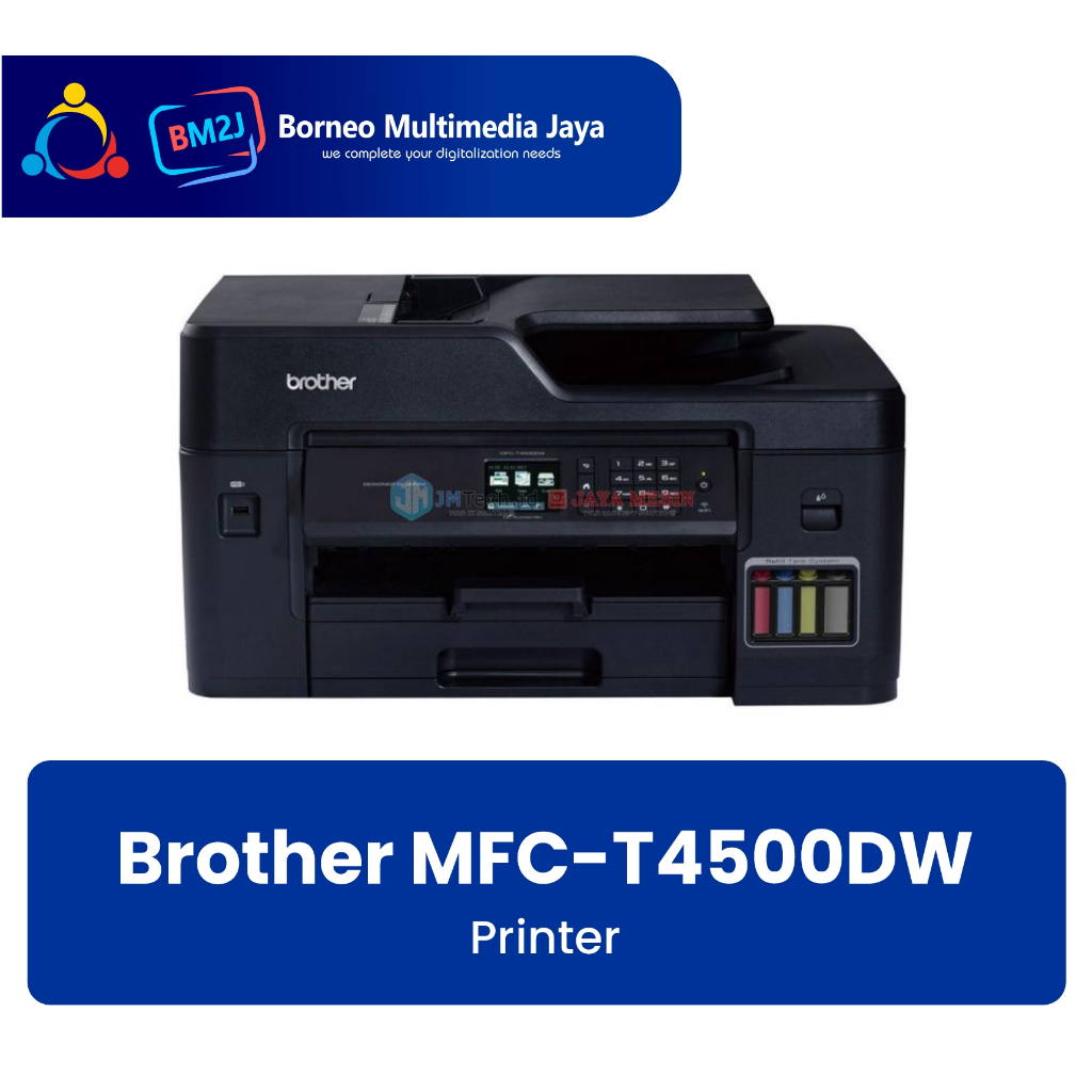 Jual Printer Brother MFC-T4500DW | WiFi FAX ADF | Print Scan Copy | A3 ...