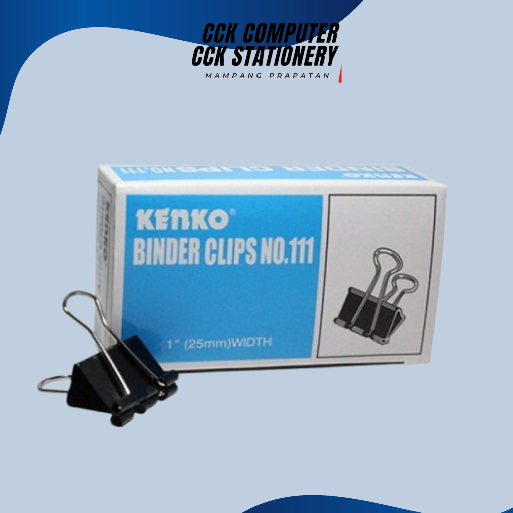 Jual Penjepit Kertas / Binder Klip / Binder Clip No.111 ( dus kecil ...