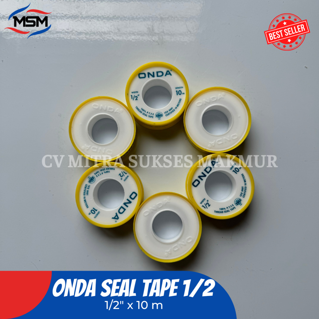Jual Onda Seal Tape 1/2" 10 Meter | Seal Tape Onda | Shopee Indonesia