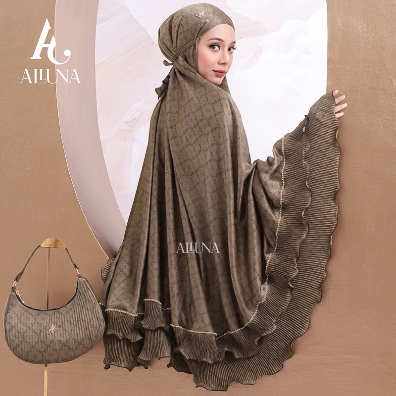 Jual ALLUNA - Mukena Dewasa Mewah Santorini Silk 2in1 Zhafira Series ...