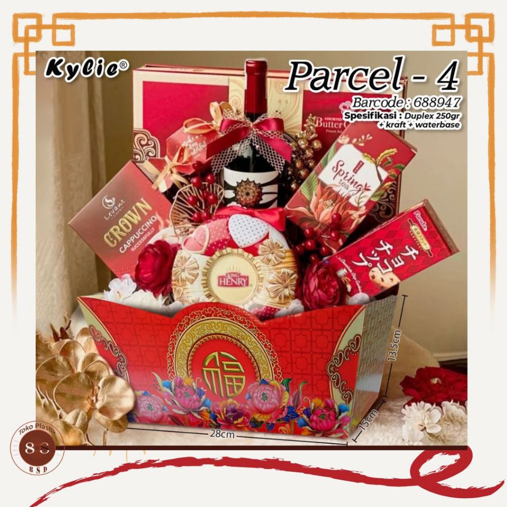 Jual Dus Hampers | Box Parcel Imlek. IMLEK026 | Shopee Indonesia