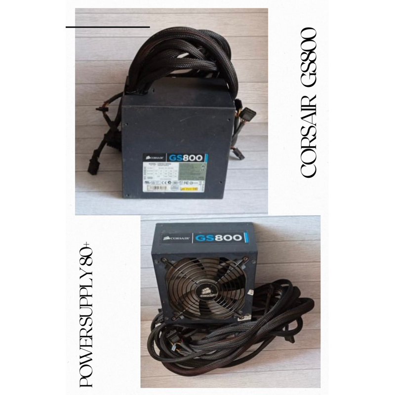 Jual Power supply Computer PC 80plus | Corsair GS800 | 8pin | 6pin ...