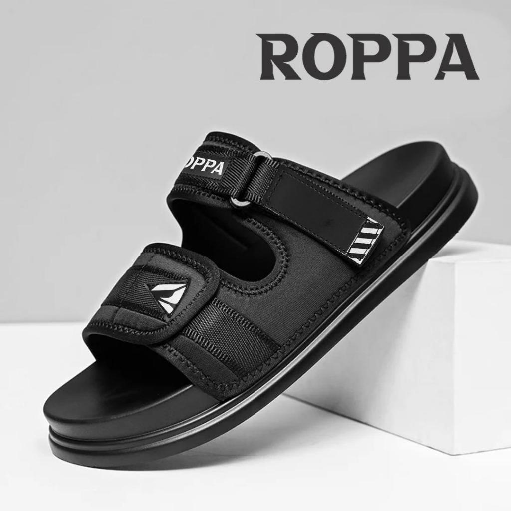 Jual Sandal Cowok Kekinian P01 Sendal Pria Slop Trendy Premium Hangout ...