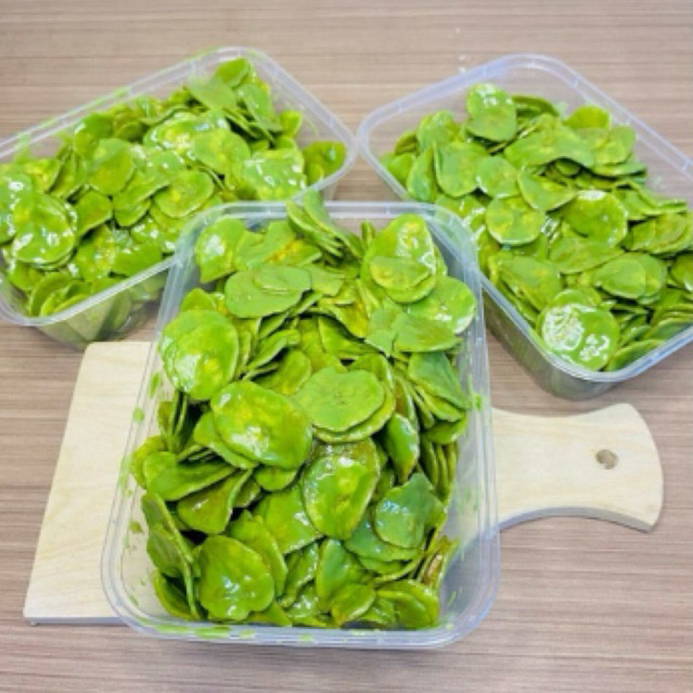 Jual KERIPIK PISANG MATCHA LUMER/ CRUNCHY/ Viral kemasan 500ml-2500ml ...