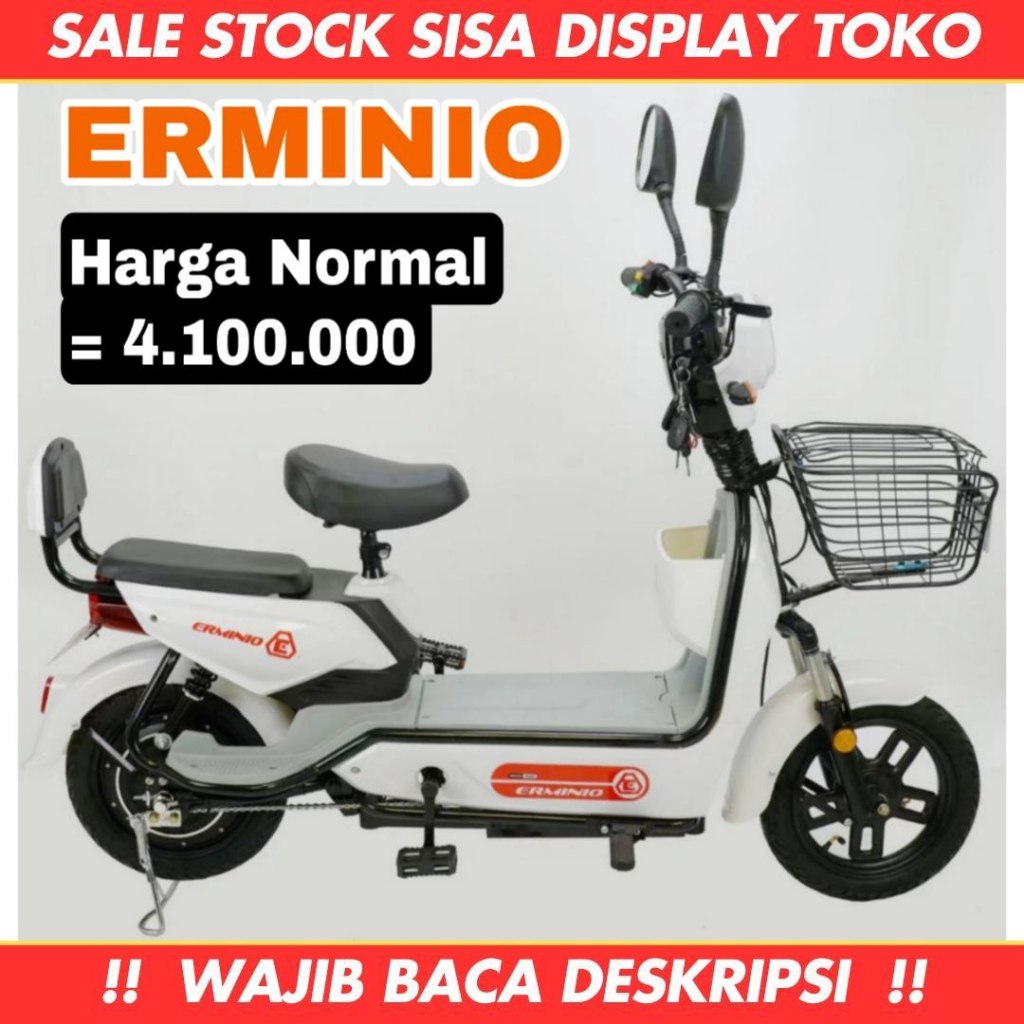 Jual [SALE CUCI GUDANG] SEPEDA LISTRIK SISA DISPLAY TOKO (MERK BNB ...