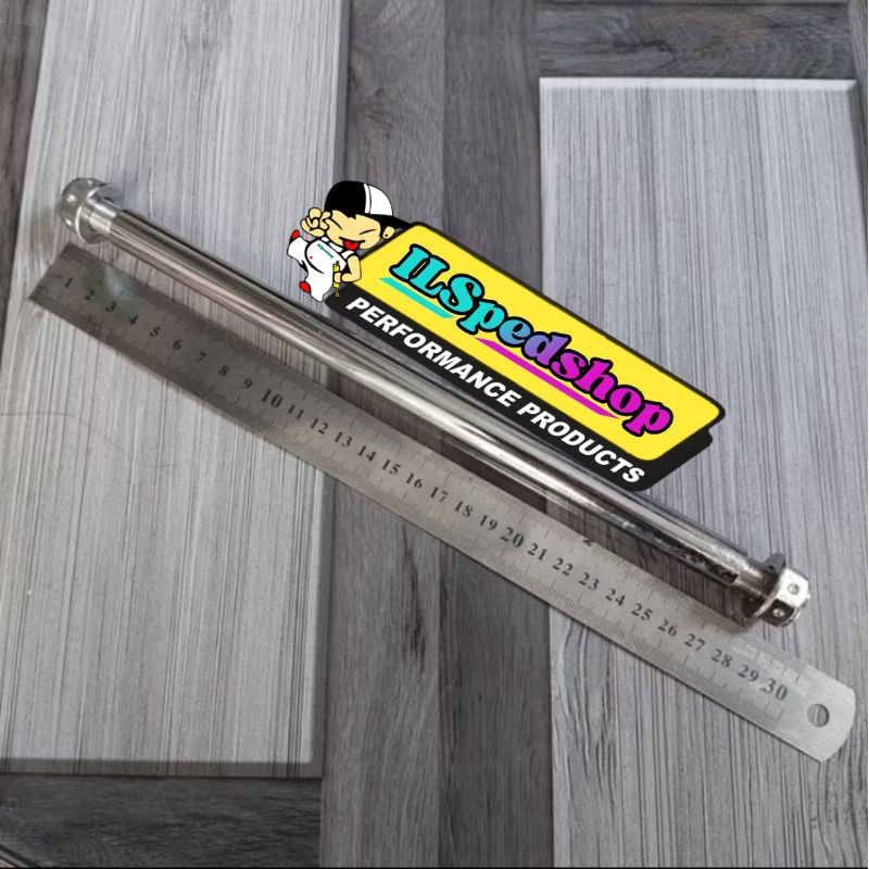 Jual As roda belakang as 15 mur 19 kunci 19 panjang 29cm mur kancing ...