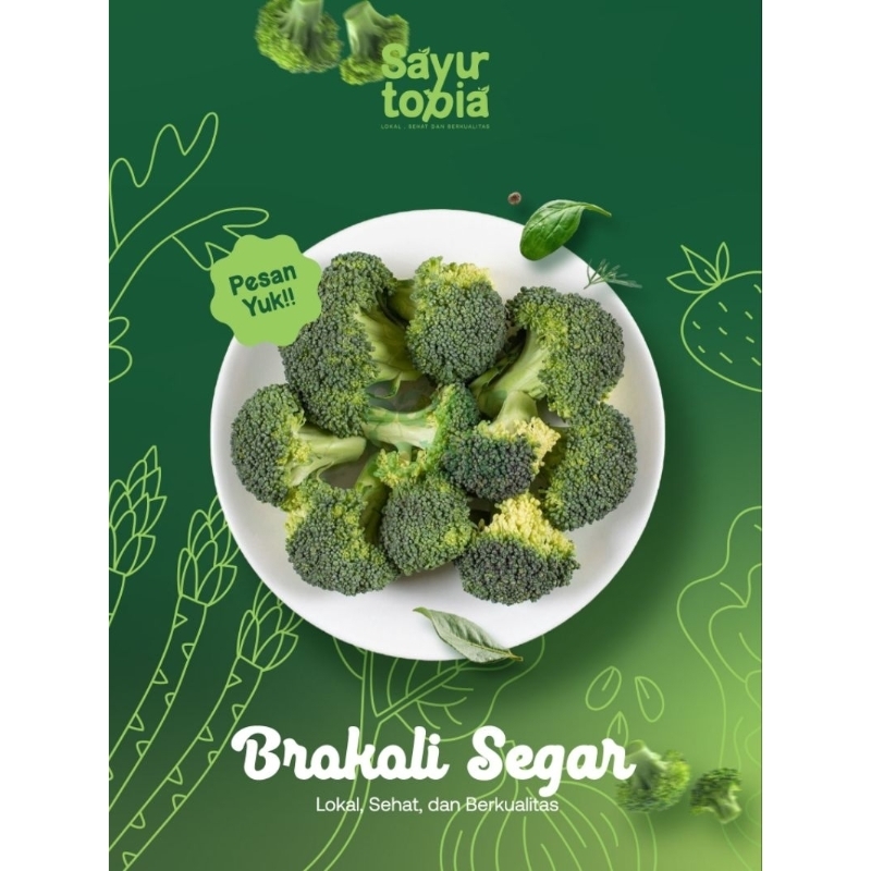 Jual Brokoli segar 250gr 500gr 1kg | Shopee Indonesia