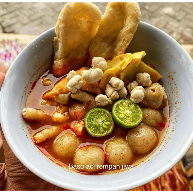 Jual Baso aci jumbo ayam cincang/baso aci rempah jiwa | Shopee Indonesia