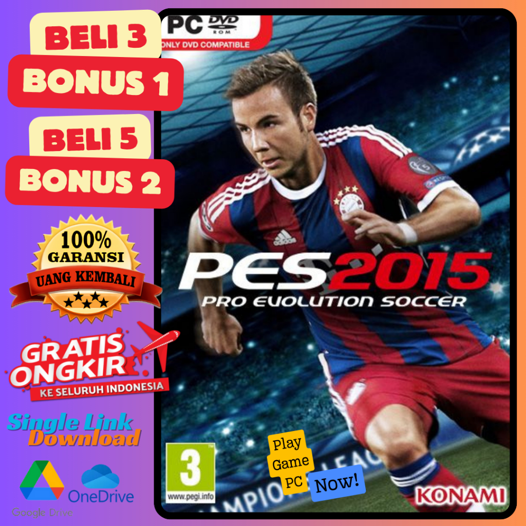 Jual Pro Evolution Soccer 2015 Game PC dan Laptop - Download Single Link | Shopee Indonesia