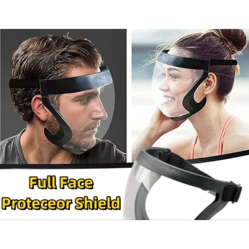 Jual full face protector Shield masker wajah full pelindung wajah ...