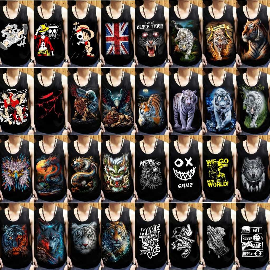 Jual Genius collection paket bundle isi 3 sampai 6 pc Kaos dalam tanpa lengan / lekton / lekbong ...