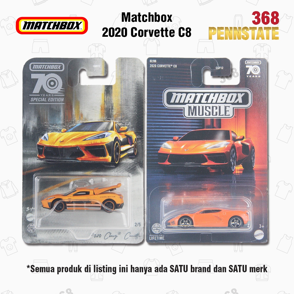 Jual Matchbox Original Diecast Model Real Car 2020 Chevrolet Corvette ...