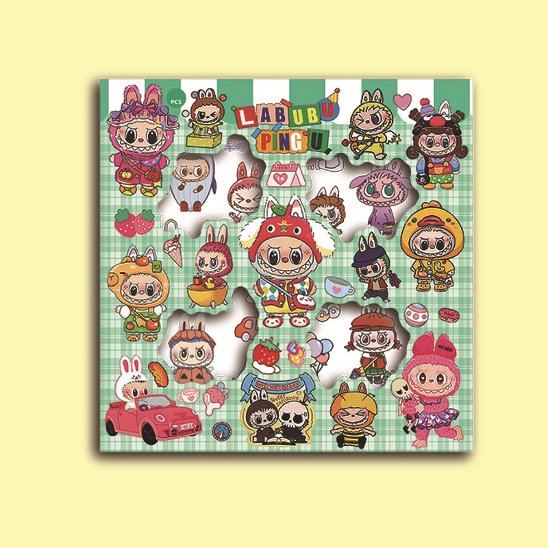 Jual STIKER LABUBU STICKER LABUBU VS CRY BABY STIKER CRY BABY viral 1 ...