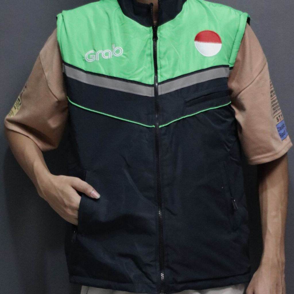 Jual Rompi GB Terbaru - Rompi pria driver ojol - rompi motor pria anti ...