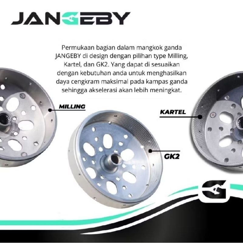 Jual JANGEBY MANGKOK GANDA SET KAMPAS GANDA CARBON PROPER VARIO 125-150 ...