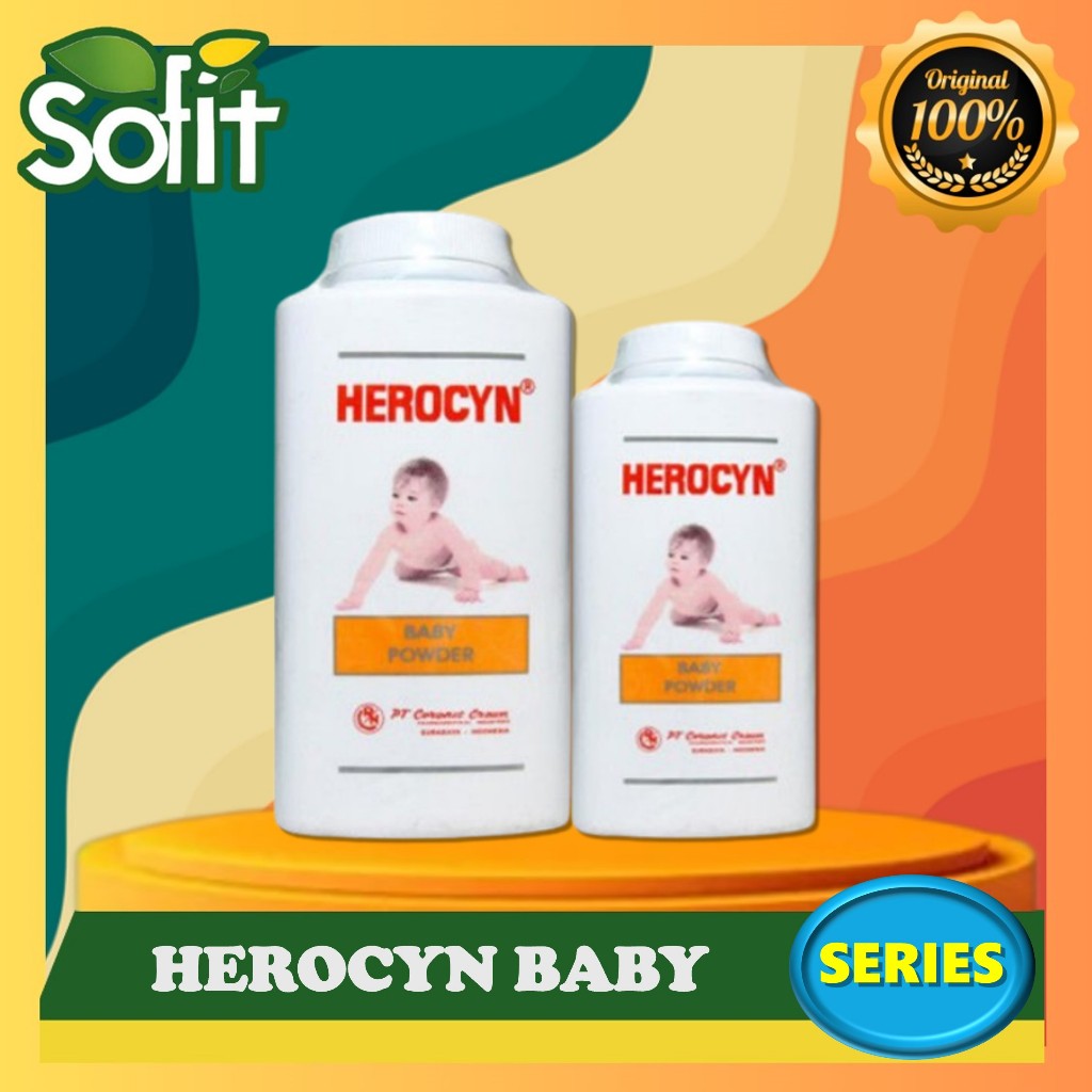 Jual Herocyn Baby 100gr & 200gr - Bedak Gatal Biang Keringat - Bedak ...