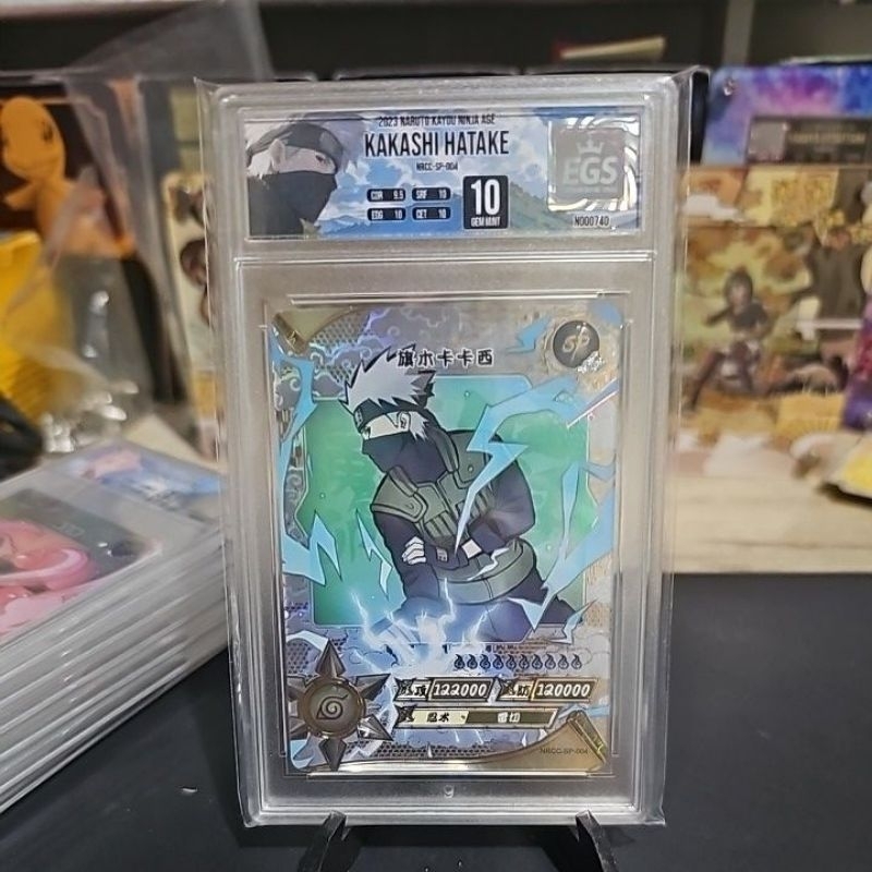 Jual kakashi hatake naruto kayou ninja age sp 004 egs 10 gem mint ...