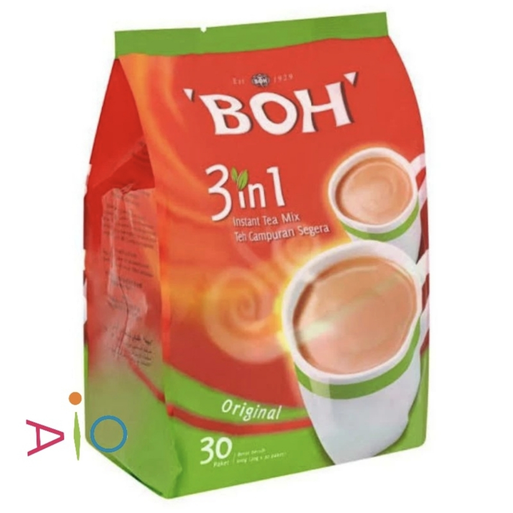 Jual BOH Teh Tarik | Instan Tea Mix 3in1 Original Malaysia ( 20g x 30s ...