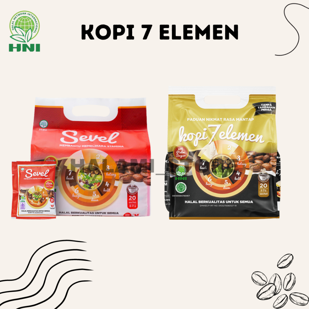 Jual Kopi Sevel Seven Elemen | Sevel Premium | KOpi Kesehatan | Kopi ...