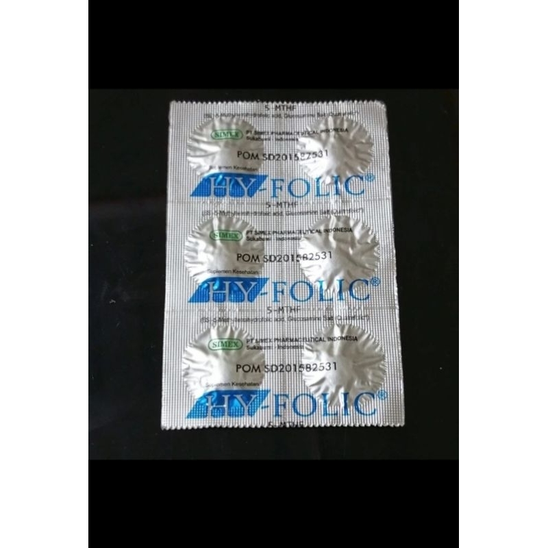 Jual HY-FOLIC strip isi 6 kaplet | Shopee Indonesia