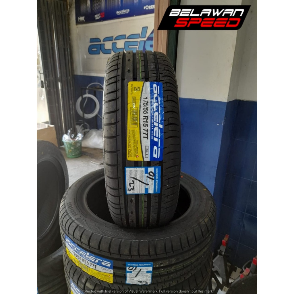 Jual BAN MOBIL TUBLES MERK ACCELERA PHI-R UKURAN 175 55 R15 RING 15-BELAWAN SPEED CIMANGGIS ...