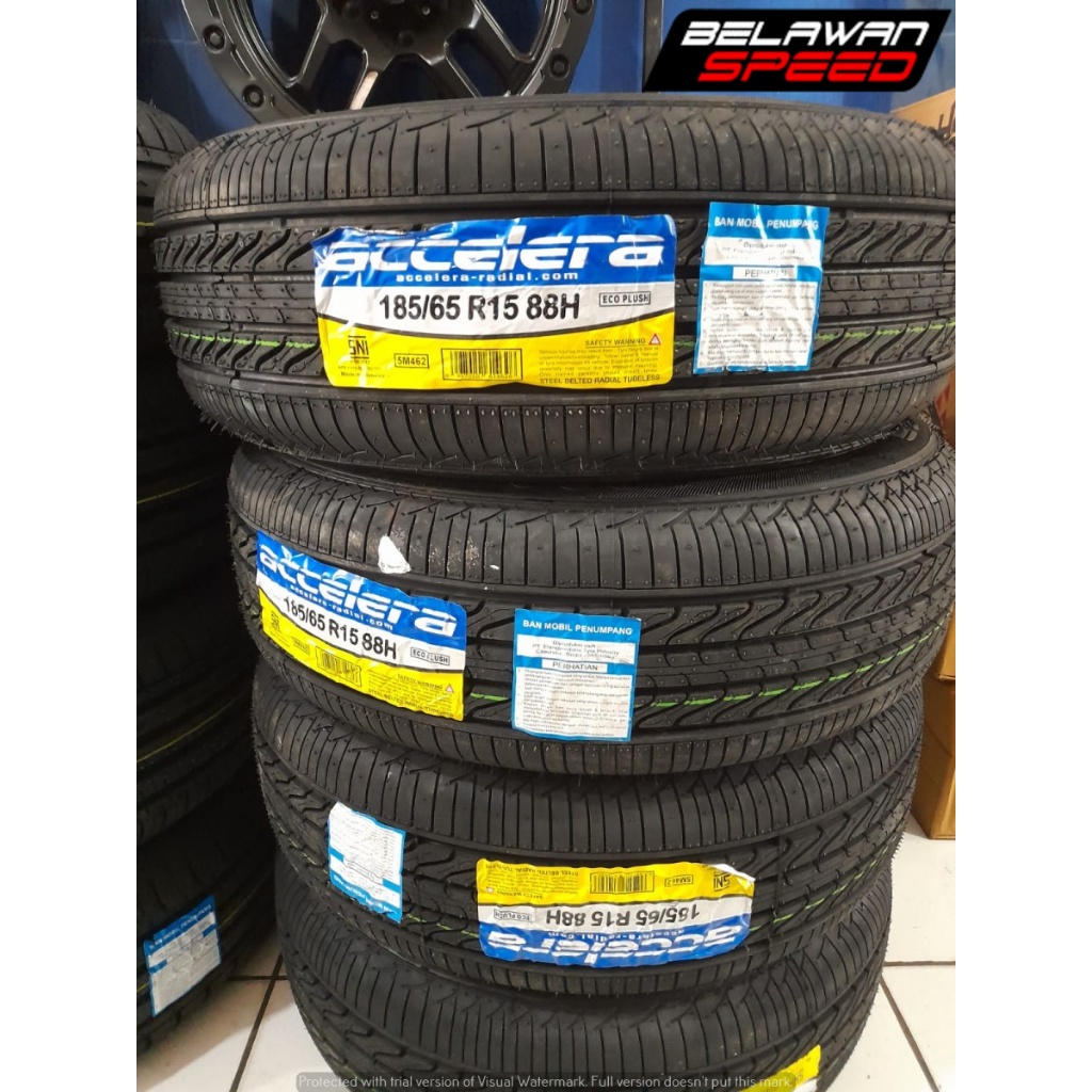 Jual BAN MOBIL TUBLES MERK ACCELERA ECO PLUSH UKURAN 185 65 R15 RING 15-STANDAR MOBILIO LIVINA ...