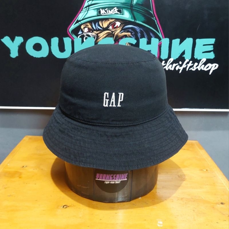 Jual Bucket hat Gap black original | Shopee Indonesia