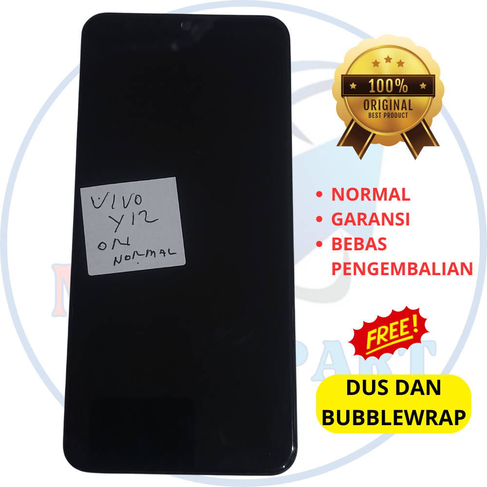 Jual lcd vivo y12 original copotan - plus frame | Shopee Indonesia