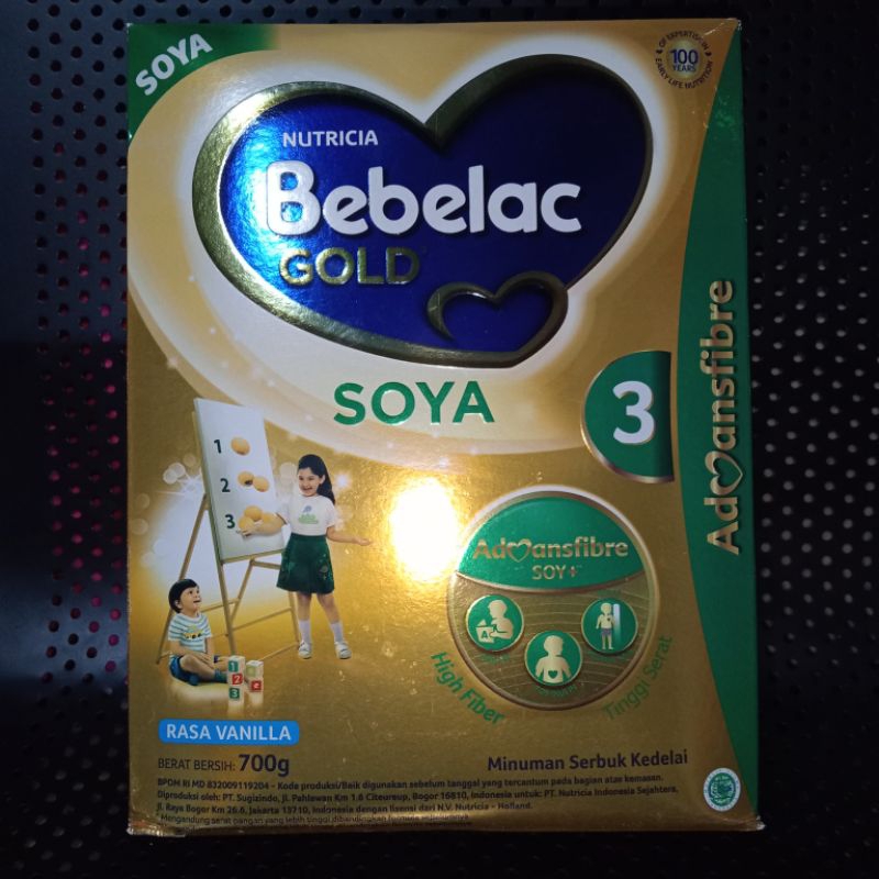 Jual BEBELAC GOLD SOYA 3 700G | Shopee Indonesia