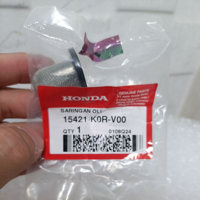 Jual Filter Saringan Oli PCX 160 - Vario 160 - ADV 160 original 15421 ...