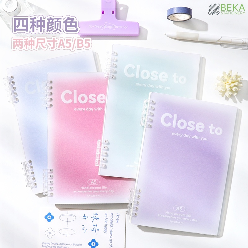 Jual Notebook Aesthetic/Binder Buku Diary Kuliah Aesthetic A5/B5/Buku ...