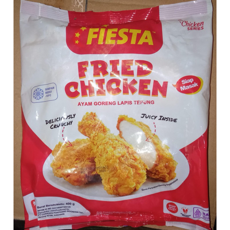 Jual Fiesta Fried Chicken Ayam Goreng 400 gram | Shopee Indonesia