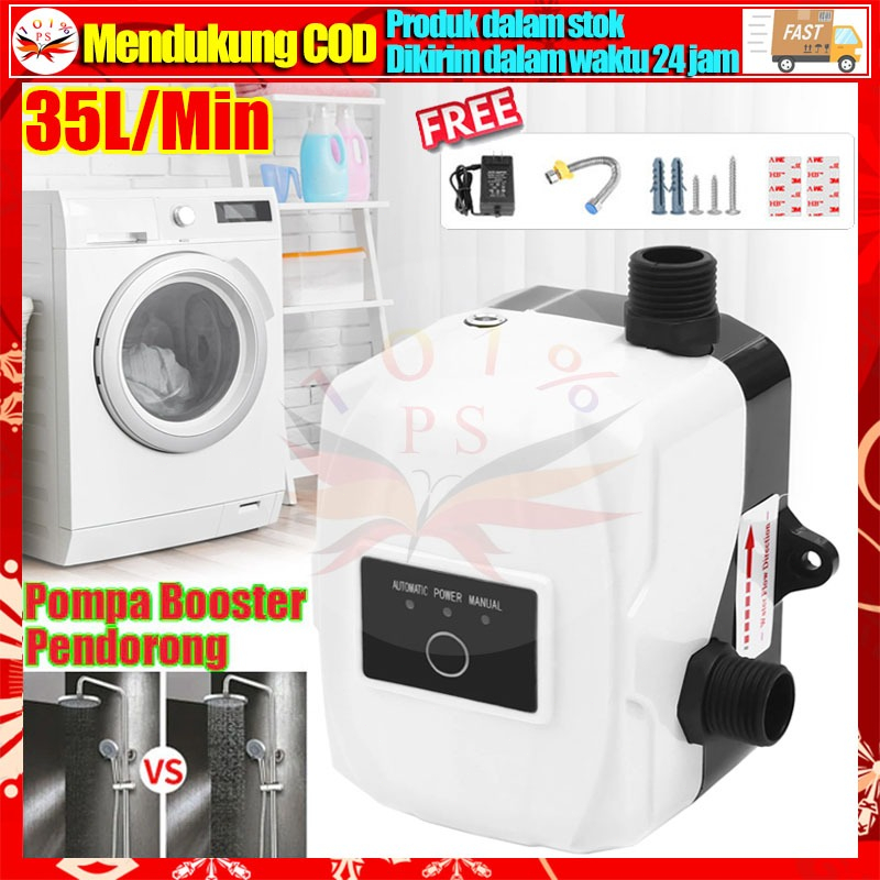 Jual 150W 24V Automatis Pompa Booster Pendorong Air Shower 35L Menit ...