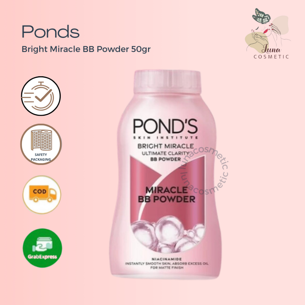 Jual Ponds Bright Miracle BB Powder 50gr | Shopee Indonesia