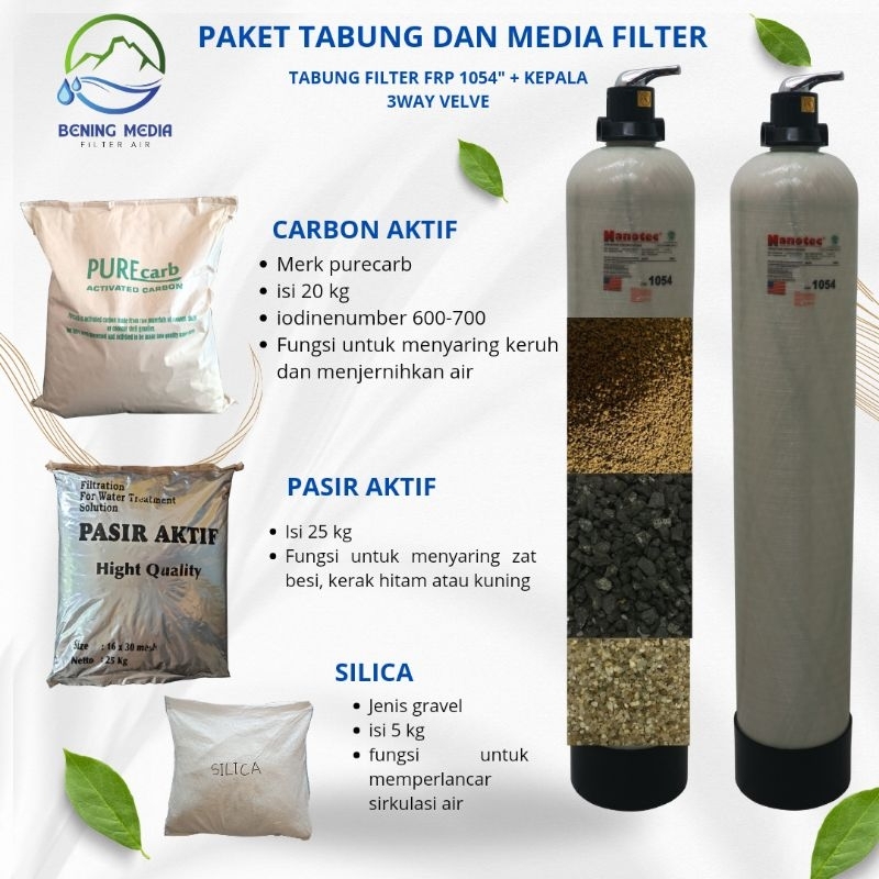 Jual PAKET FILTER AIR SUMUR - FILTER AIR ZAT BESI - FILTER AIR TIPE ...