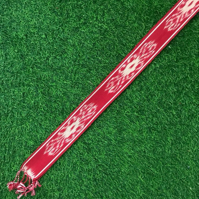 Jual syal tenun etnik Dayak pink ikat kepala tenun etnik x7 | Shopee ...