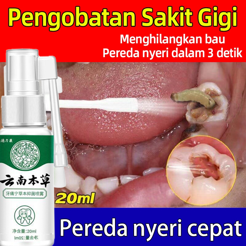 Jual Obat Sakit Gigi Berlubang Ampuh Semprotan Pereda Nyeri Sakit Gigi ...