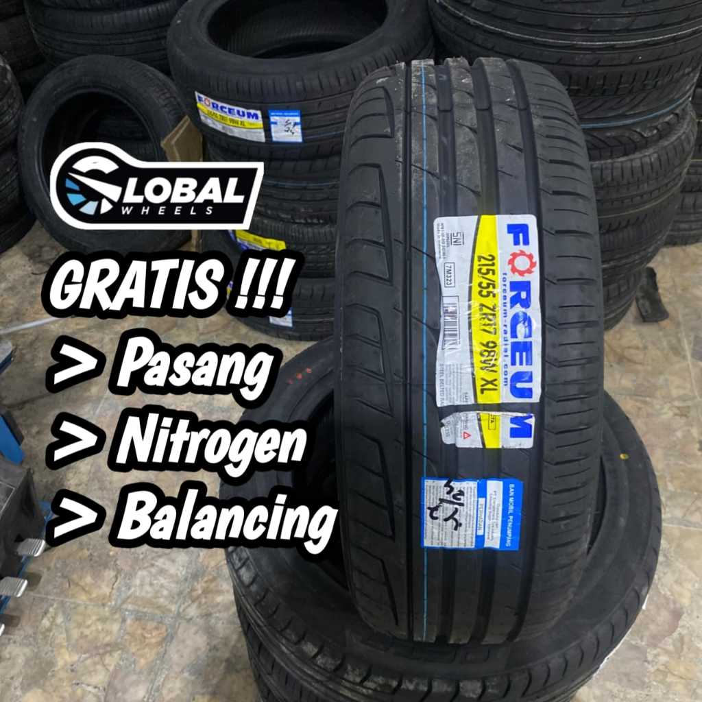 Jual Ban Mobil Radial Murah Tubles Ring 17 215 55 R17 Forceum Octa ...