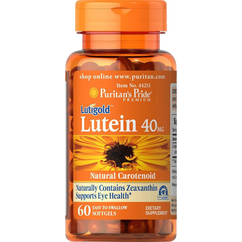 Jual Puritan Lutigold Lutein 40mg with Zeaxanthin, 60 Softgels ...