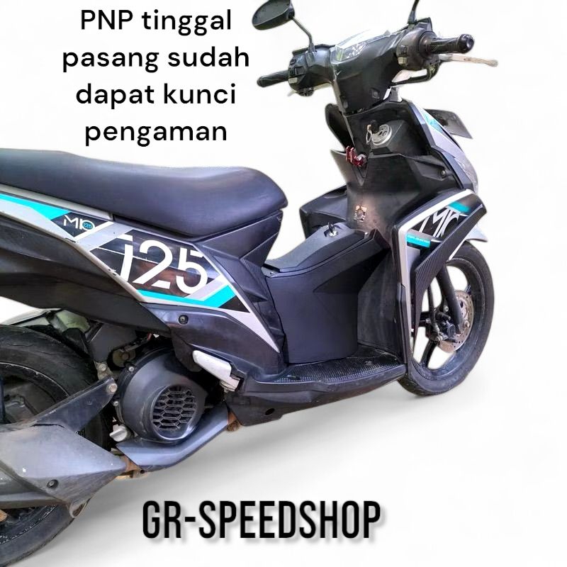 Jual Box Depan Mio M3 Box Bagasi penyimpan Barang untuk motor MIO M3 ...