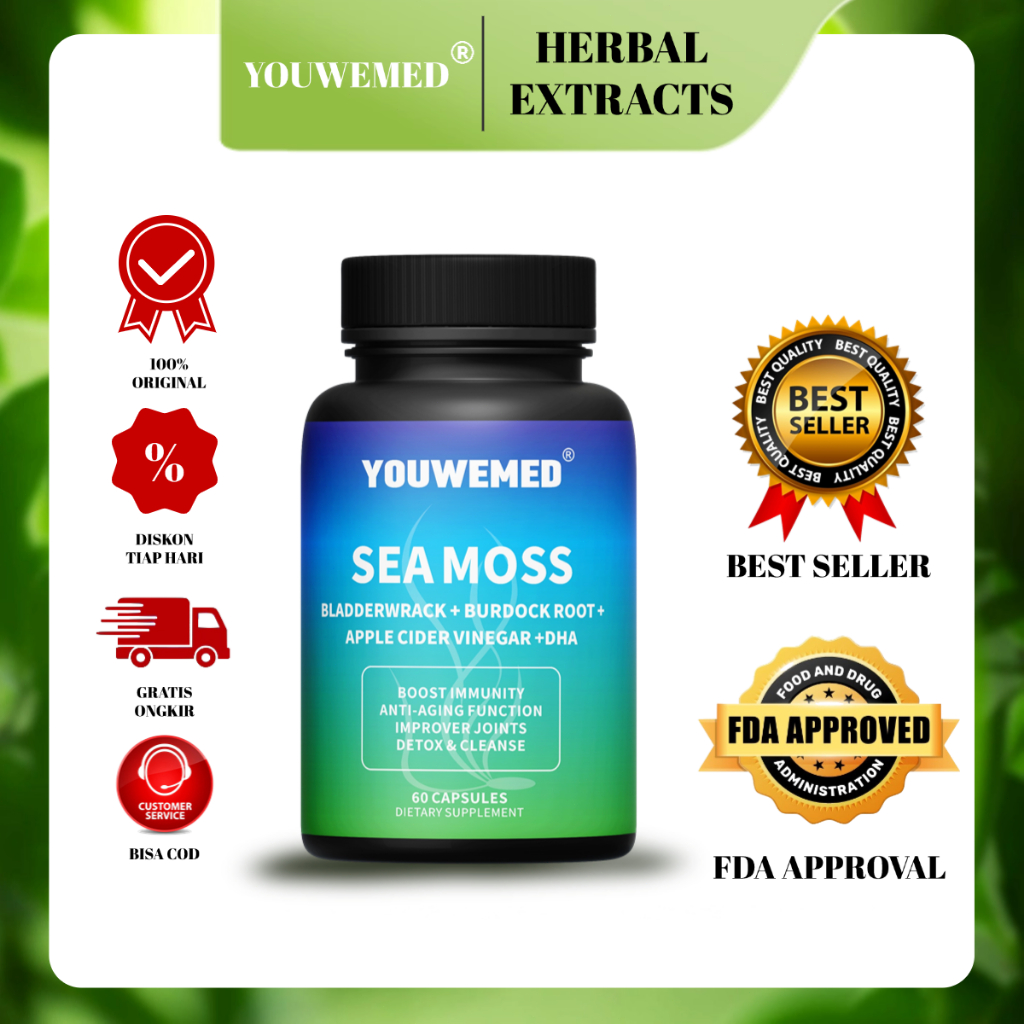 Jual Suplemen rumput laut untuk melengkapi mikronutrien dan membangun ...