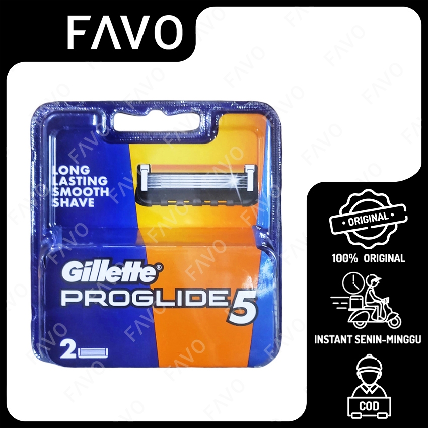 Jual Pisau Cukur Gillette Fusion Proglide 2 Cartridges - Alat Cukur ...