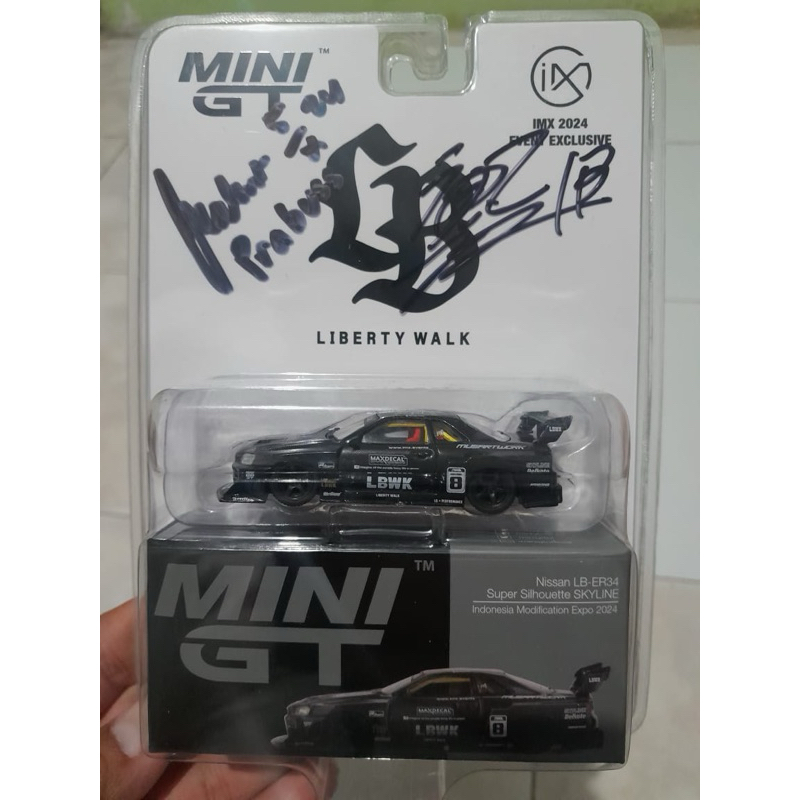 Jual Mini GT LBWK Super Silhouette Skyline R34 Special event IMX 2024 ...