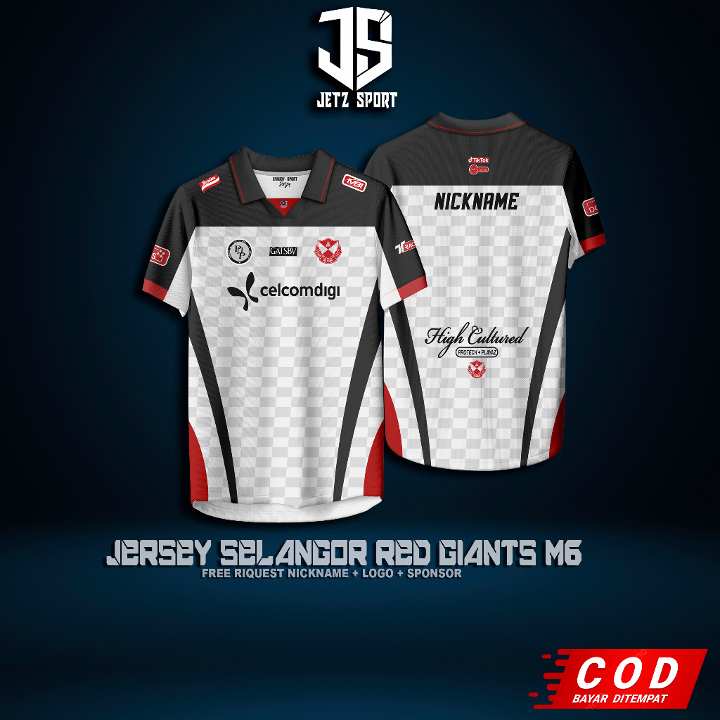 Jual JERSEY KAOS BAJU SRG SELANGOR RED GIANTS SPECIAL M6 2024 NEW ...