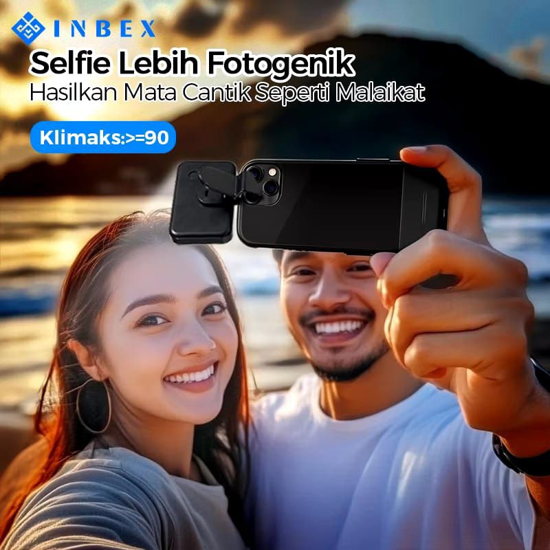 Jual INBEX PL4 Portable 3 warna LED Light untuk Selfie, dan Fotografi - Lightning konten ...