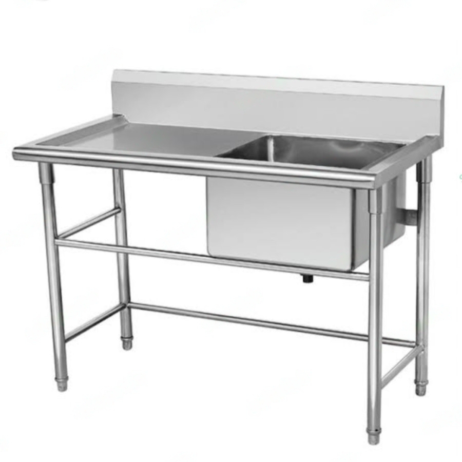 Jual meja wastafel sink stainlees / washtafel stainless steel | Shopee ...