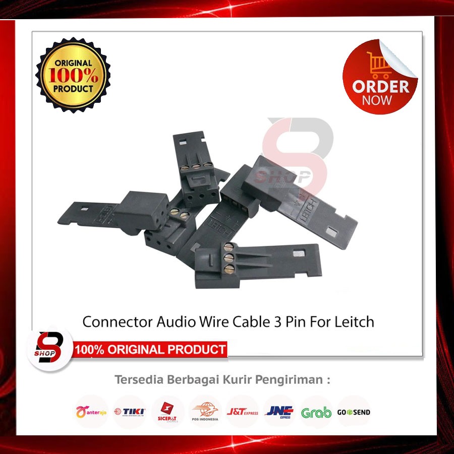 Jual Connector Audio Wire Cable 3 Pin For Leitch / Konektor Audio ...