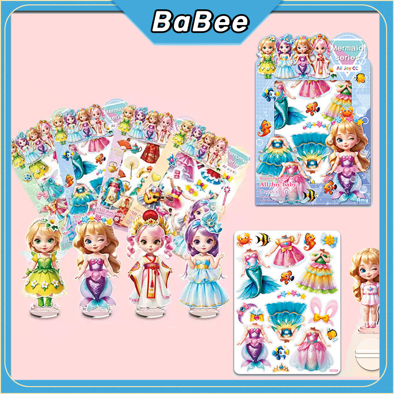 Jual Babee Toy Quiet Book DIY Magic Priness Change Clothes Mainan ...