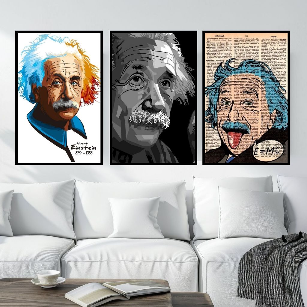 Jual Albert Einstein Wall Decor - Gaya Elegan dan Penuh Inspirasi ...