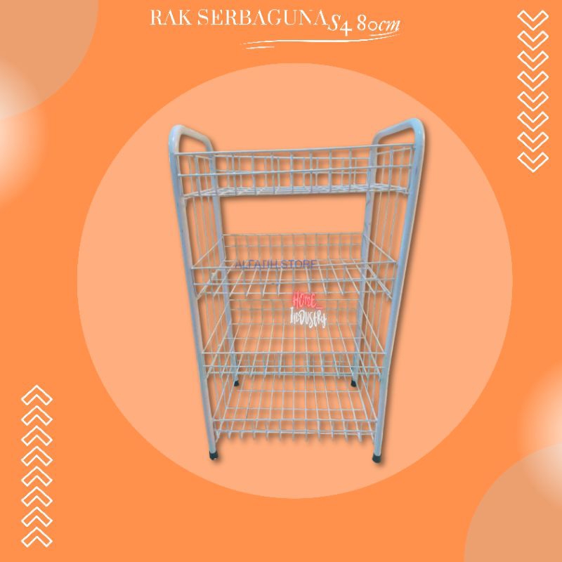 Jual Rak serbaguna 80cm S4/Rack/Rak toko jualan/Rak penyimpanan/rak ...